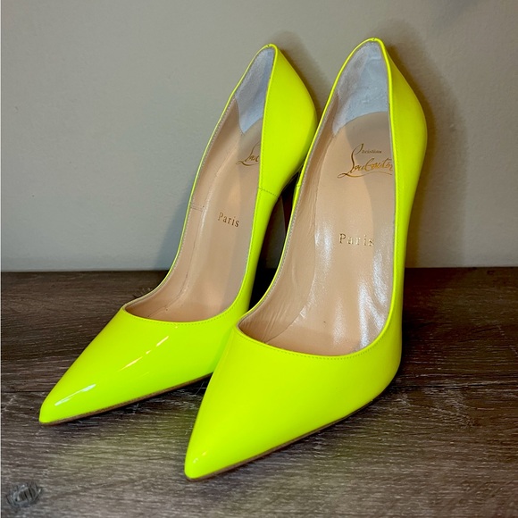 Christian Louboutin | Shoes | Neon Yellow So Kate | Poshmark
